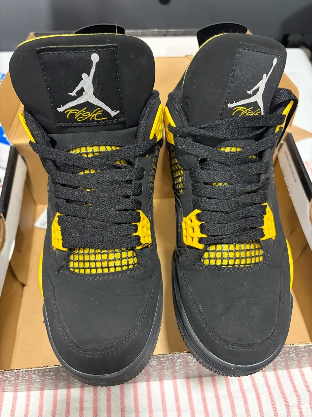 Jordan | Shoes | Jordan 4 Retro Mens Shoes Thunder Gold | Poshmark